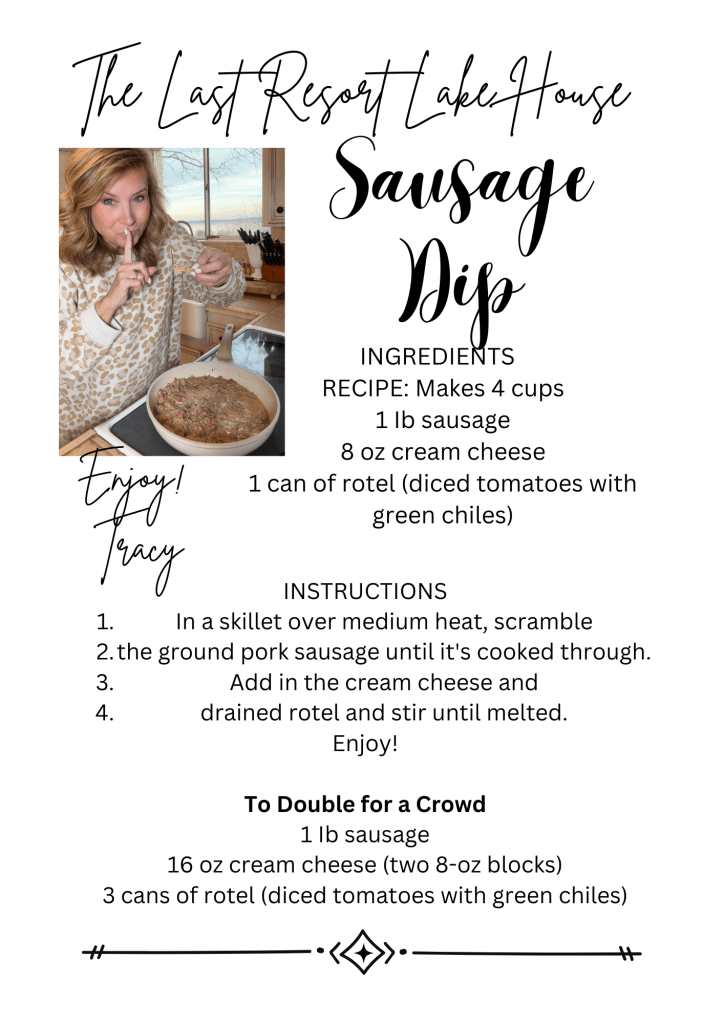 Easy Sausage Dip – The Last Resort Lake House